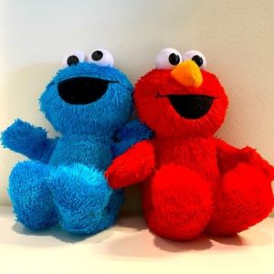 Sesame Street | Toys | Mini Elmo Cookie Monster Stuffed Animals | Poshmark